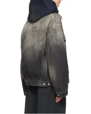 Acne Studios Distressed Denim Button-up Jacket