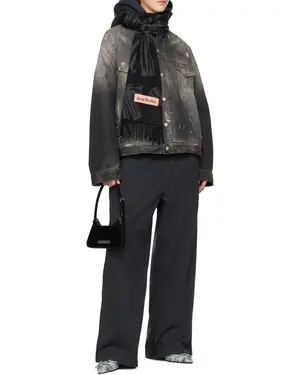 Acne Studios Distressed Denim Button-up Jacket