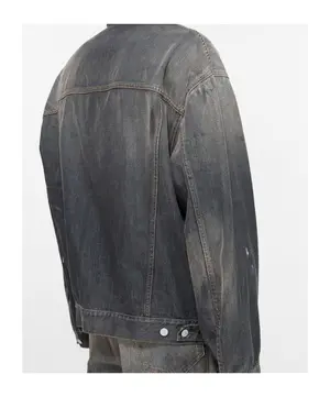 Acne Studios Distressed Denim Button-up Jacket