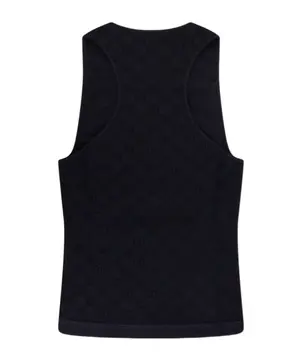 Gucci Gg Jacquard Sleeveless Knitted Top