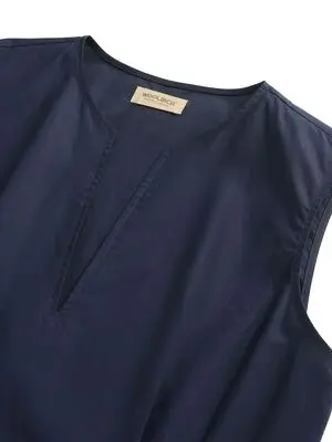 Woolrich Sleeveless V-neck Belted Dress - Black