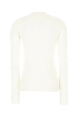 Fendi Slim Fit Crewneck Jumper With Logo Inlay