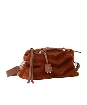 Fendi Selleria Medium Tote Bag - Rust-red