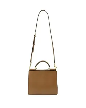 Dolce & Gabbana Logo Detail Handbag - Brown