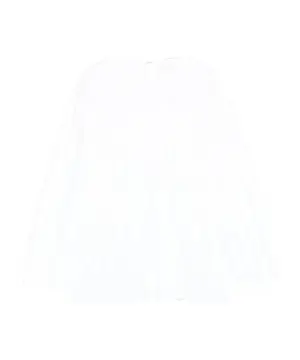 Cecilie Bahnsen Gathered Round Neck Top - White
