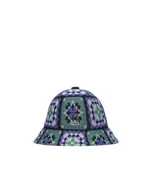 KANGOL Crocheted Logo Bucket Hat - Blue