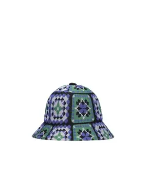 KANGOL Crocheted Logo Bucket Hat - Blue