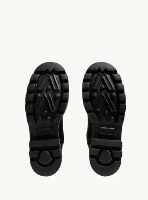 Moncler Kickstream High Wellington Boots - Black