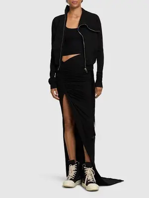 Rick Owens Asymmetrical Skirt - Black