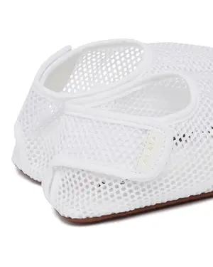 Alaïa Fishnet Thong Sandals