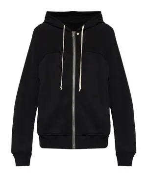 Rick Owens Zip-up Drawstring Hoodie - No