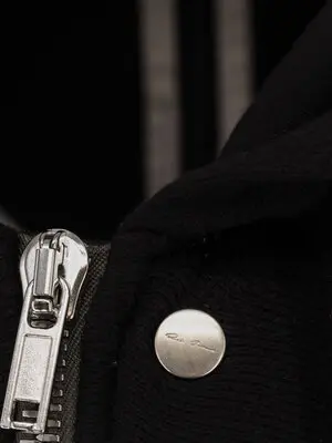 Rick Owens Zip-up Drawstring Hoodie