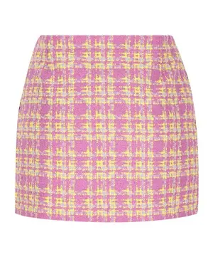 Gucci Tweed Button Detailed Skirt