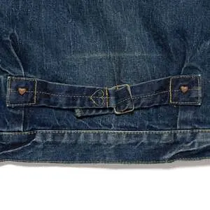 HUMAN MADE Denim Work Jacket With Embroidered Duck Motif - Indigo