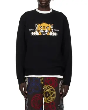 Kenzo Happy Tiger Embroidered Jumper