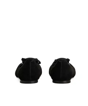 ROGER VIVIER Rose Embellished Pointed Toe Ballet Flats