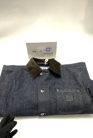 Loewe Denim Jacket With Corduroy Collar