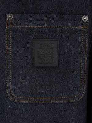 Loewe Denim Jacket With Corduroy Collar