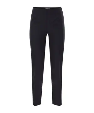 PT TORINO Gioia High-waist Slit Trousers - Black