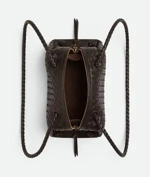 Bottega Veneta Intrecciato Leather Pouch - Fudge Color