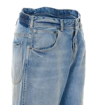 MAISON MARGIELA Straight-leg Cropped Jeans With Raw Edges