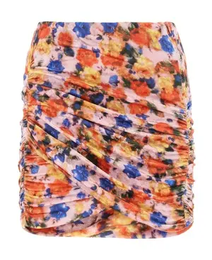 ISABEL MARANT ÉTOILE Isabel Marant High Waist Ruched Mini Skirt