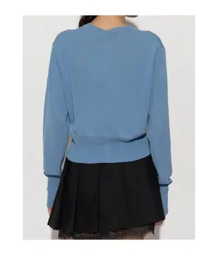 VIVIENNE WESTWOOD Orb Logo Buttoned Cardigan - Blue
