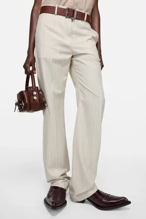Acne Studios Wool Pinstripe Trousers