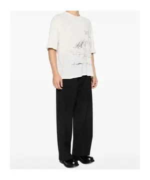 ANN DEMEULEMEESTER Dieter Wild Wind Blows High Comfort T-shirt