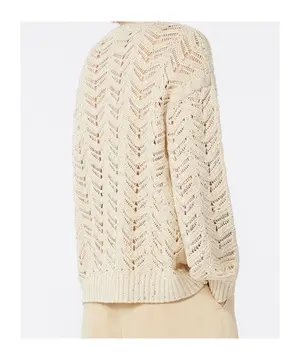 Max Mara Felino V-neck Openwork Jumper