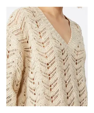 Max Mara Felino V-neck Openwork Jumper