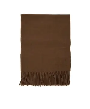 Max Mara Wsdalia Fringed Edge Scarf - Brown