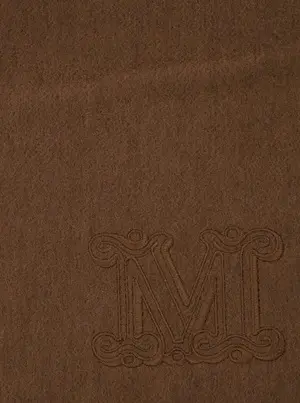 Max Mara Wsdalia Fringed Edge Scarf - Brown