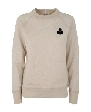 Isabel Marant Étoile Milla Logo Sweatshirt - Nude