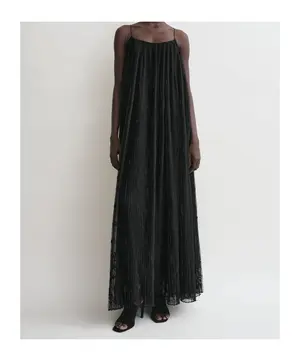 TOTEME Floral Tulle Midi Slip Dress