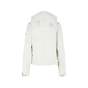 Moncler Lasanca Zip-up Hooded Jacket - White Ivory