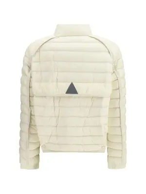 Moncler Madulains Logo Patch Quilted Jacket - White