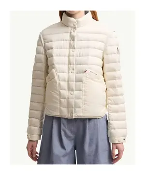 Moncler Madulains Logo Patch Quilted Jacket - White