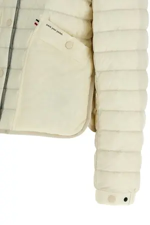Moncler Madulains Logo Patch Quilted Jacket - White