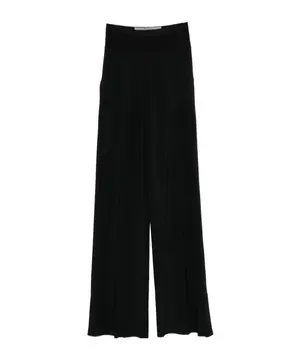 Rick Owens Wide Leg Elasticated Waistband Trousers