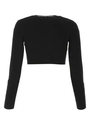 Alexander Wang Jacquard Logo Cardigan