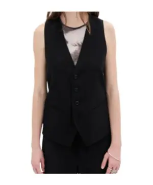 ANN DEMEULEMEESTER Charlotte Button-fastening Waistcoat