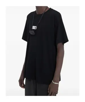 MAISON MARGIELA Short Sleeved Crewneck T-shirt - Black