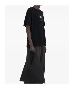 MAISON MARGIELA Short Sleeved Crewneck T-shirt - Black