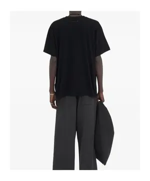 MAISON MARGIELA Short Sleeved Crewneck T-shirt - Black