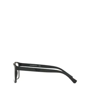 Emporio Armani Square Frame Clip-on Glasses - Black