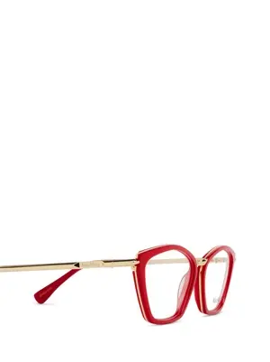 Max Mara Cat Eye Eyeglasses - Red
