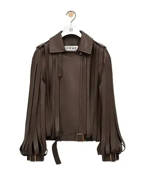 Loewe Layered Double-breasted Jacket With Lace-up Details