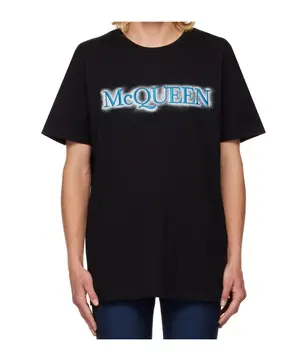 Alexander McQueen Logo Printed Crewneck T-shirt