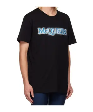 Alexander McQueen Logo Printed Crewneck T-shirt